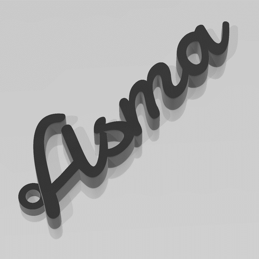 👩 Asma・ STL File for 3D printing・Cults