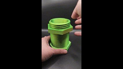 🔩 Nut and Bolt cozy fidget 2 versions・Free STL File for 3D printing・Cults