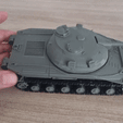 3D file object 279 early . soviet experimental tank full ready to print ...