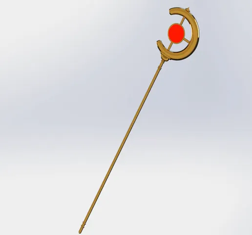 Archivo STL Báculo de Frieren, Frieren's staff. 👾 ・Modelo para ...