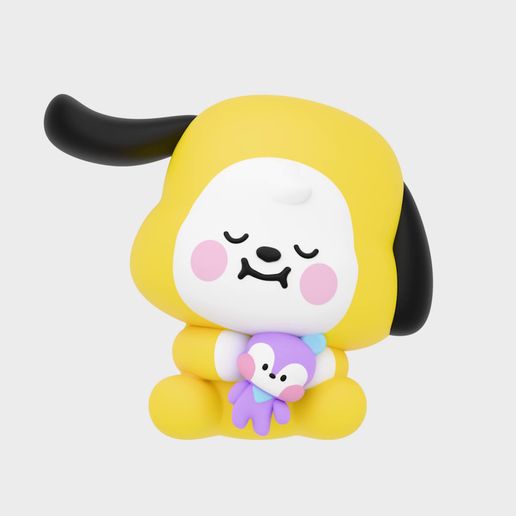 🎁 BT21 CHIMMY y Mang - BTS・Archivo STL para Impresión 3D・Cults