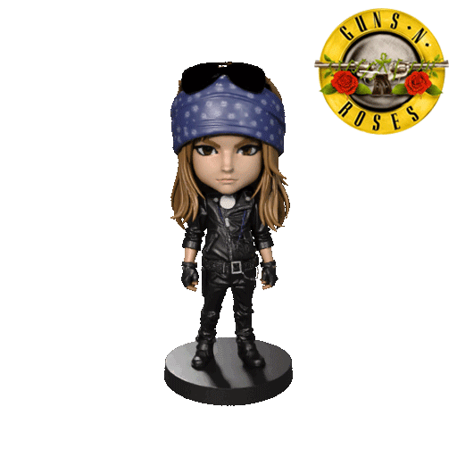🌹 Axl Rose – Guns N’ Roses Chibi Rock Vocalist Figure (Fan Art)・ STL ...