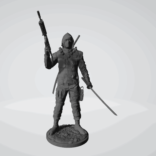 STL file Nocturne Fang Shinobi Obsidian - BO6 - CALL OF DUTY 🤙 ・3D ...