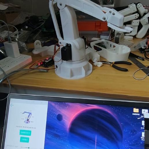 💪 DolphinArm - Robotic Arm with Unity Control・ 3MF File for 3D printing ...