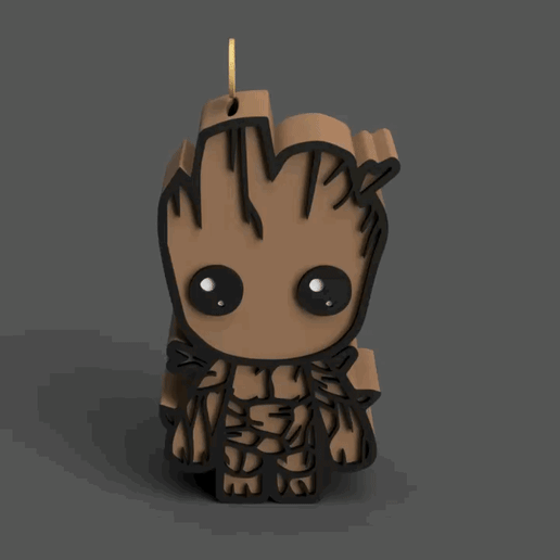 👶 Baby Groot Piggy Bank・ STL File for 3D printing・Cults