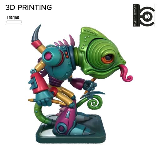 🎨 Chameleon Unit - Color Shift Operative・ STL File for 3D printing・Cults