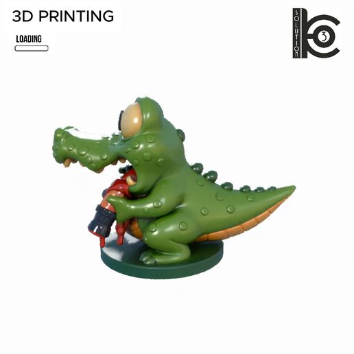 🐊 Hungry Croc Attack - 3D Model for Printing・ STL File for 3D printing ...