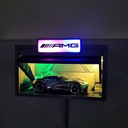 🚗 Hotwheels Car & Matchbox Garage Key holder LED・ STL File for 3D printing・Cults