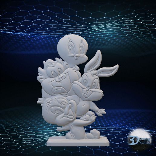 🗿 Looney Tunes Decor・ STL File for 3D printing・Cults