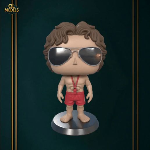 👾 Billy Hargrove Chibi Figure Stranger Things 3D Model・ STL File for 3D ...