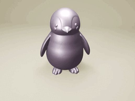 🐧 Sitting Penguin STL File – Cute Penguin 3D Model for Printing・ STL ...