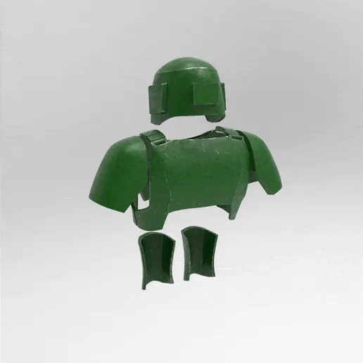 🎲 42k Cadian Shock Trooper Armour・ STL File for 3D printing・Cults