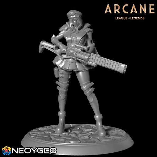 Archivo STL CAITLYN ARCANE COMMANDER - LEAGUE OF LEGENDS 🦸 ・Diseño de ...