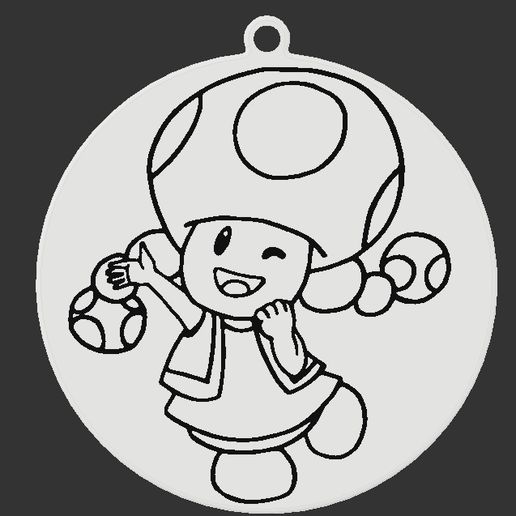 toadette coloring page printable