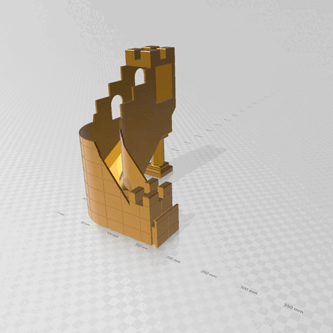 🥼 Bambu Lab - Poop Bucket, Filament Waste Bin (castle design)・ STL File ...