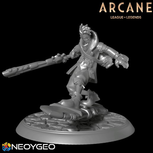 🎲 EKKO ARCANE FIRELIGHT - LIGA DE LEYENDAS・Archivo STL para Impresión ...