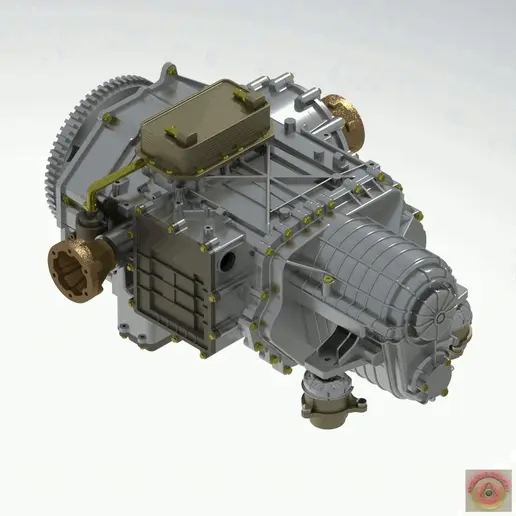 🚙 TREMEC TR 9080 DCT for Chevy LT2 - GEARBOX・ STL File for 3D printing ...