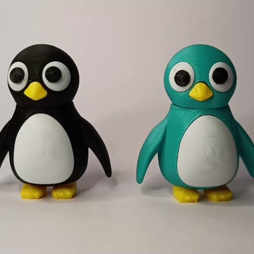 🐧 Penguin – 3D Printed Models + Keychain Edition・ STL File for 3D ...