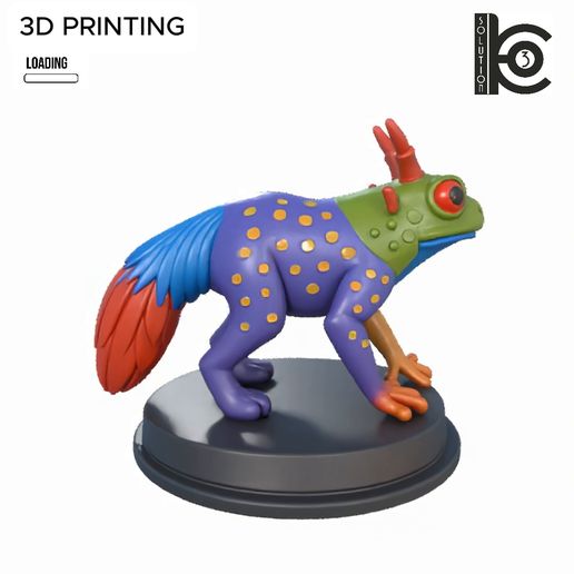 🦎 Alebrije Lizard - 3D Model for Printing・ STL File for 3D printing・Cults
