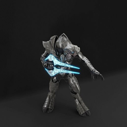 😇 Halo 2 Arbiter Figurine - Pose 1 - 3D Print Files・ 3D File for ・Cults