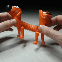 3D print FLEXI CATDOG • made with Ender 3 v2・Cults