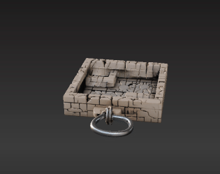 🗝️ Fantasy Dungeon Tile Keyring - Modular Adventure Map Charm ...