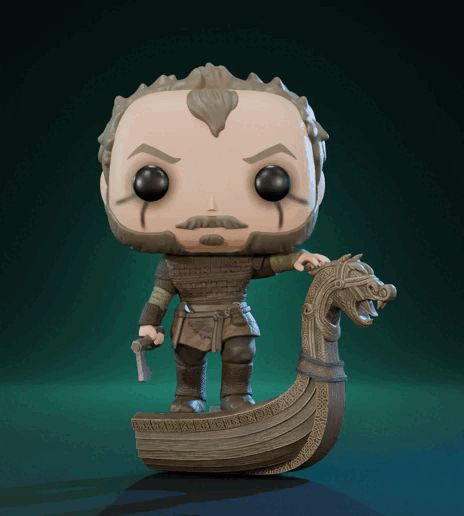 STL file Floki Vilgerðarson - Vikings 🛥️ ・3D printer design to download ...