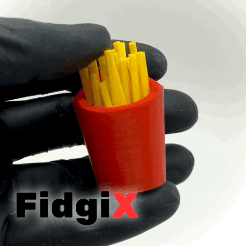 🍟 Fries Switch Fidget・ 3D File for 3D printing・Cults