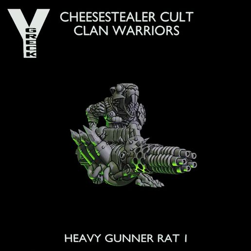 ⚔️ CHEESESTEALER CULT CLAN WARRIORS・ 3D File for 3D printing・Cults