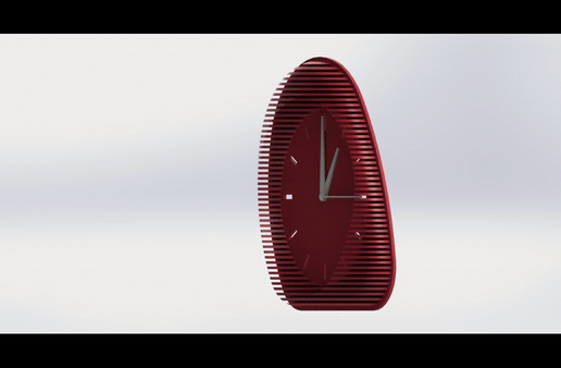 STL file Parametric Wall Clock 3 🕰️ ・3D printer model to download・Cults