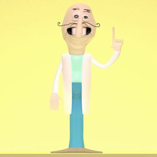 👾 professor psychotic - Smiling friends・ 3D File for 3D printing・Cults