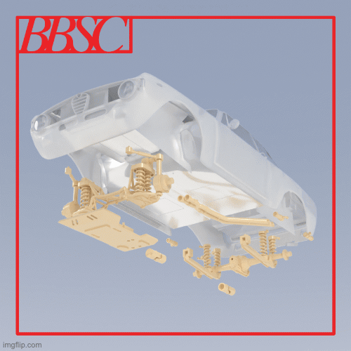👽 Tamiya Alfa Romeo Giulia Sprint GTA Off Road / Dakar Chassis・ STL ...