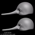 STL file 3D PRINTABLE LIAR MASK - aka SLIPKNOT BASE MASK 👃・Design to ...