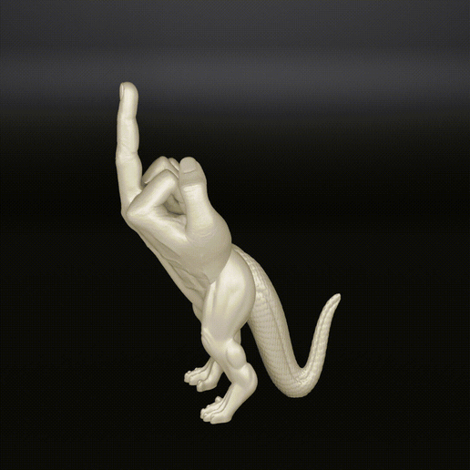 👹 Monster Middle Finger STL – Funny & Unique 3D Model for Printing・ STL ...