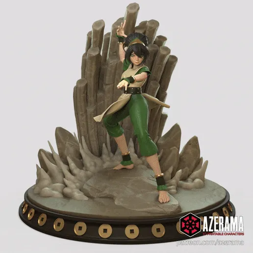 🪨 Adult Toph STL Ready for 3D Printing・ 3D File for ・Cults
