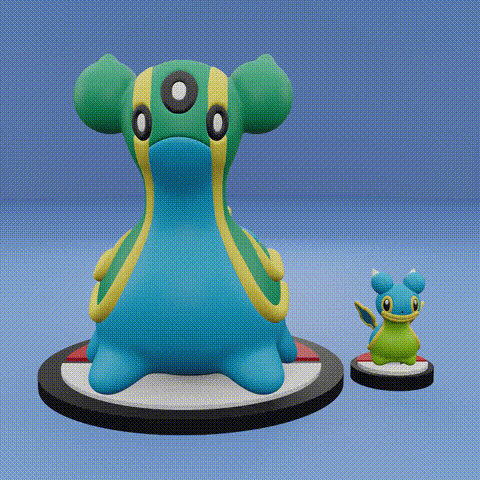 STL file Pokemon No. 422-423 Shellos, Gastrodon (East Sea) 🐉 ・3D ...