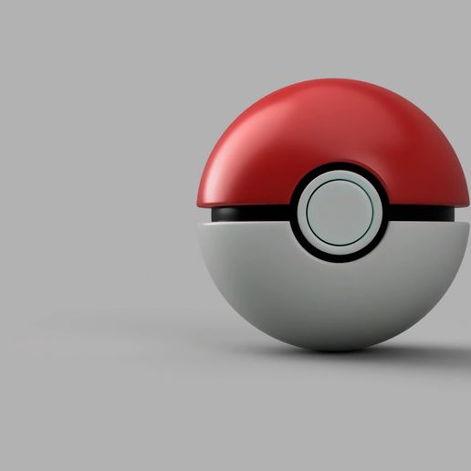 🐉 Classic Pokeball・ STL File for 3D printing・Cults