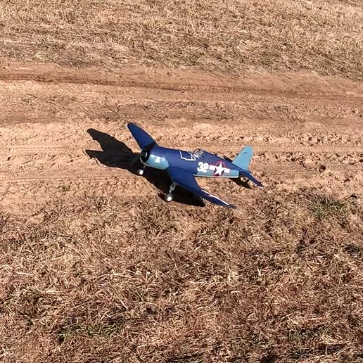 🛩️ F4U Corsair RC Plane with 90 degree rotating retracts・ 3D File for ...