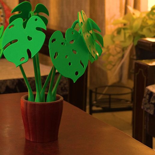 STL file FAKE PLANT COASTER SET 🌿 ・3D printer model to download・Cults