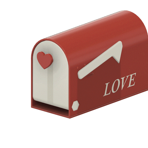 STL file mailbox love heart 📫 ・3D print design to download・Cults