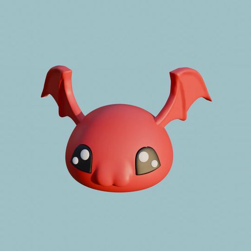 🐉 Jyarimon - 3D Printable Figure. Baby I - Digimon・ STL File for 3D ...