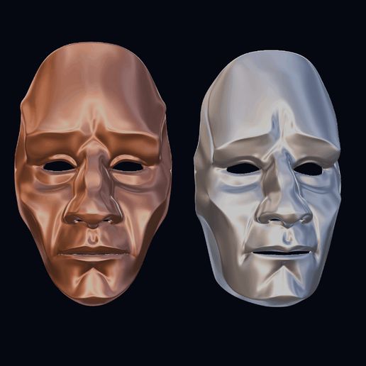 🎭 Theater Masks・Free STL File for 3D printing・Cults