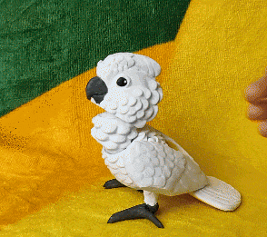 🦜 Cockatoo Articulated Figure・ STL File for 3D printing・Cults