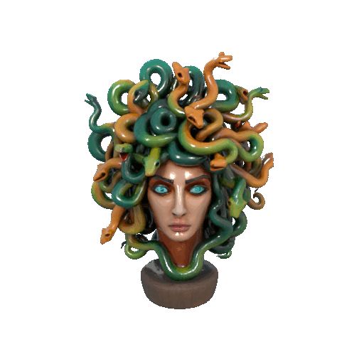 🪄 2125 Medusa Gorgon Head 3D Model, magic, dragon, serpent, mask, gnome ...