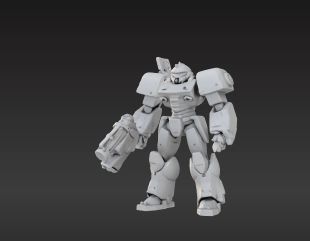 👽 Simple Mecha Warrior Model – No-Supports Design, Optimized for Quick ...