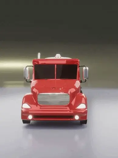🚚 Camión Freightliner Columbia con Cisterna・Archivo STL para ・Cults