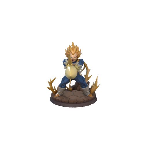 🔵 Vegeta Final Flash・ STL File for 3D printing・Cults