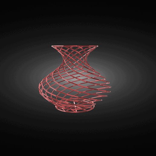 🏺 Original wicker vase・Archivo STL para Impresión 3D・Cults