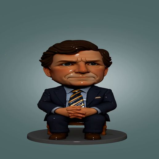 🎨 Tucker carlson・Free STL File for 3D printing・Cults
