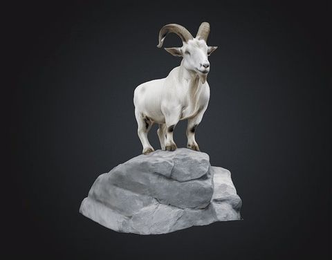 3D file GMA Goat Animal Stl Obj Glb for 3D Printer 🐐 ・3D printer model ...
